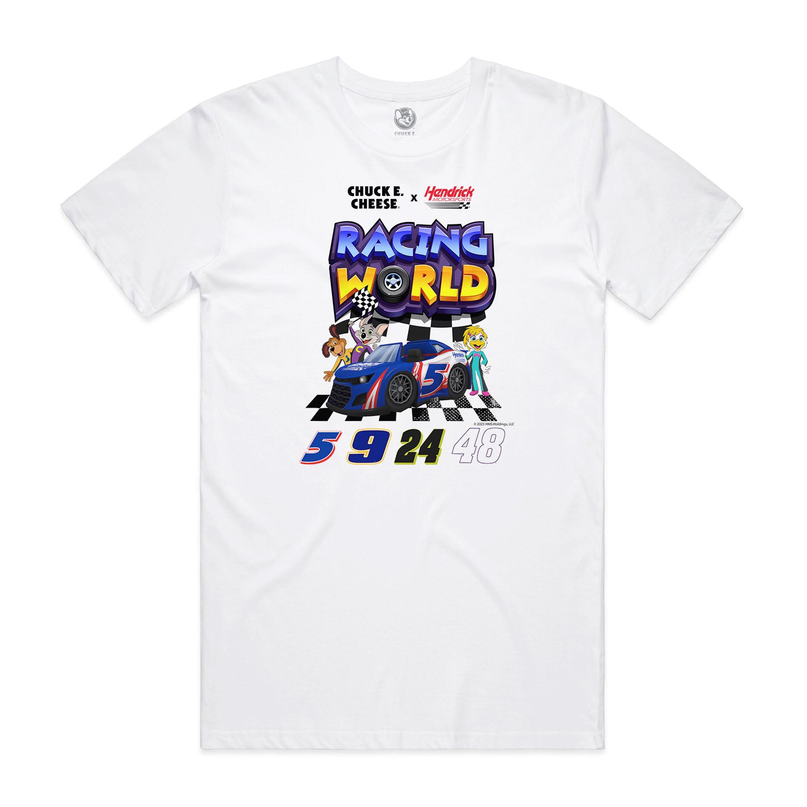 Racing World Tee (Adult) – Chuck E. Cheese Store
