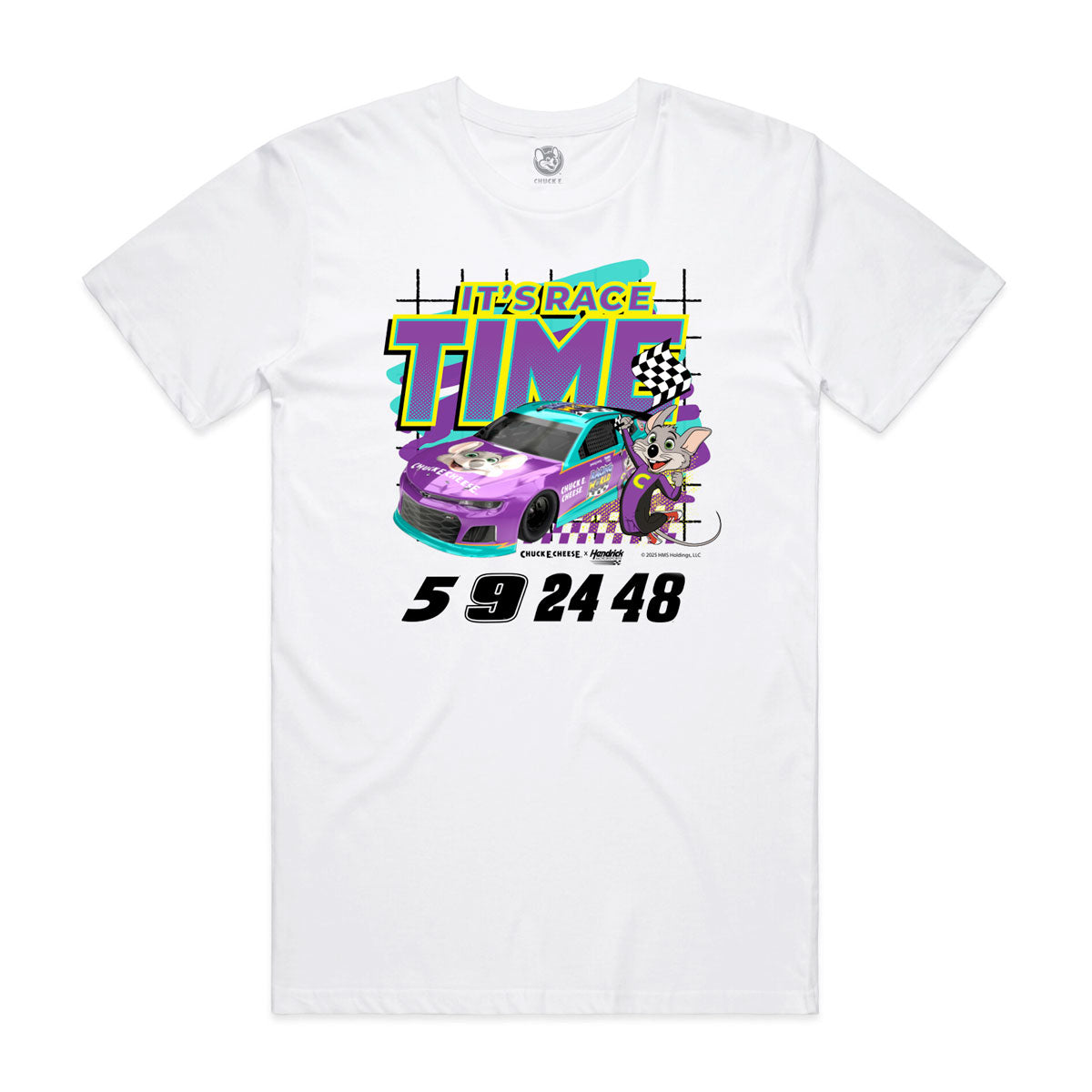 It's Race Time Tee (Adult) – Chuck E. Cheese Store